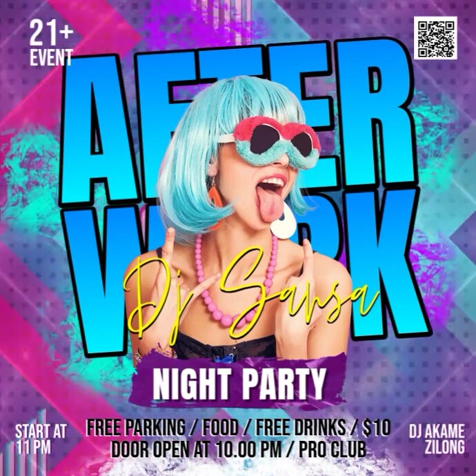 After Work Instagram Video Template | PosterMyWall