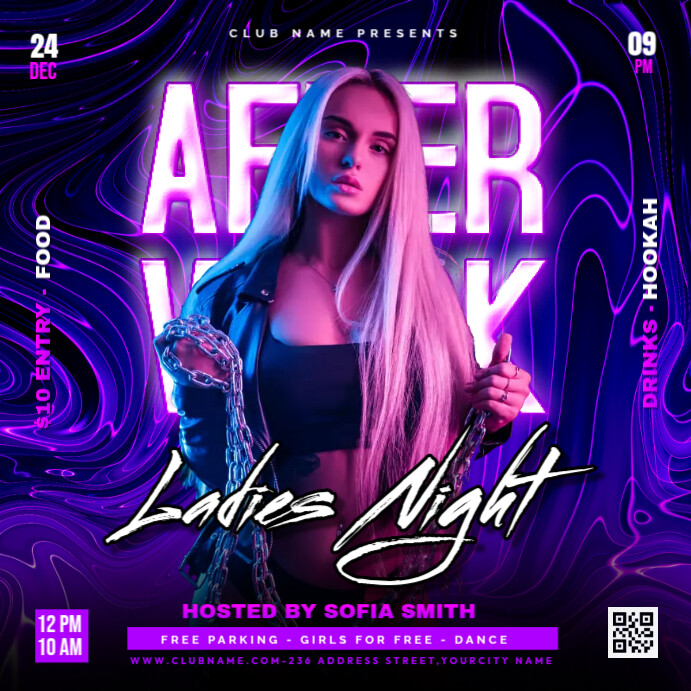 After Work Ladies Night Template | PosterMyWall