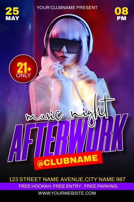 After Work Music Night Template | PosterMyWall
