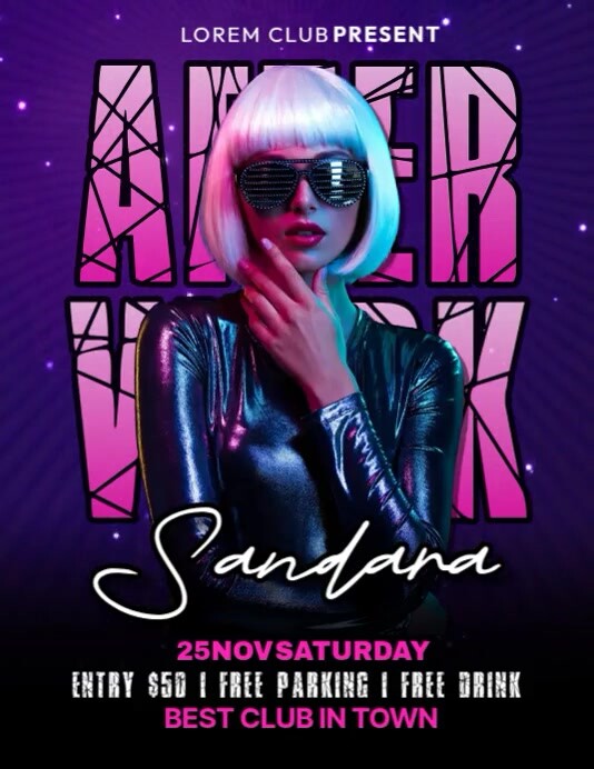 After Work Night Club Template | PosterMyWall