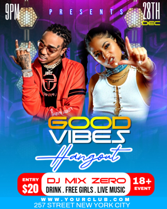 after work night club party Template | PosterMyWall