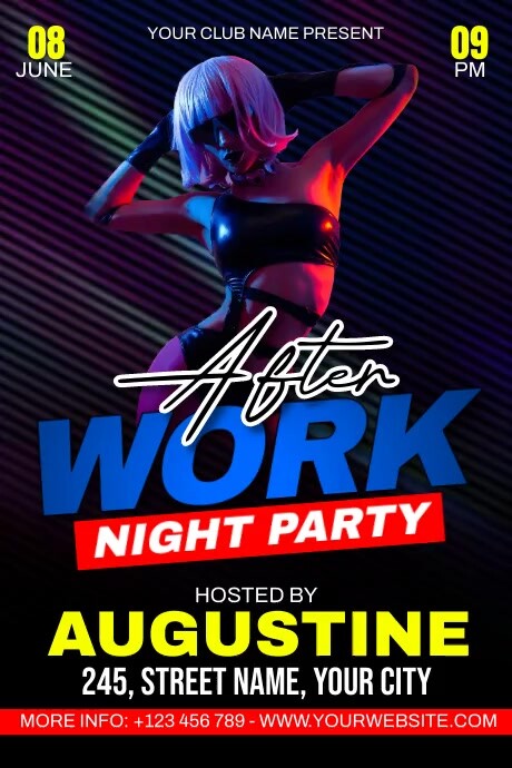 After Work Night Party Template | PosterMyWall