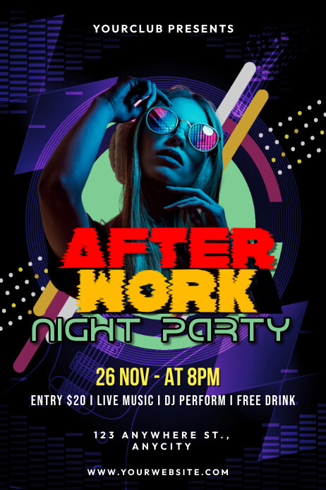 After Work Night Party Template | PosterMyWall