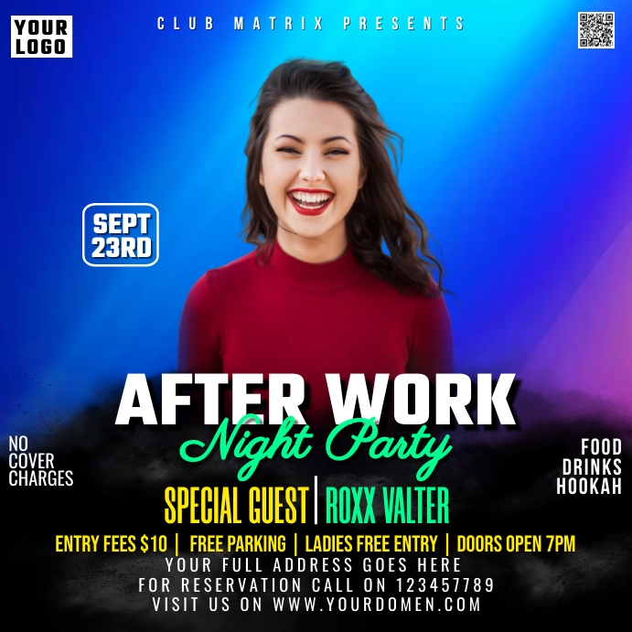 Copy of After work night party | PosterMyWall