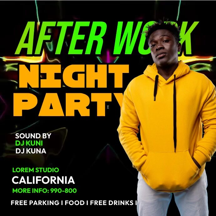 After Work Night Party Template | PosterMyWall