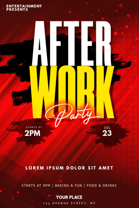 Copy of after work night party | PosterMyWall