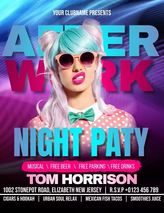 After Work Night Party Template | PosterMyWall