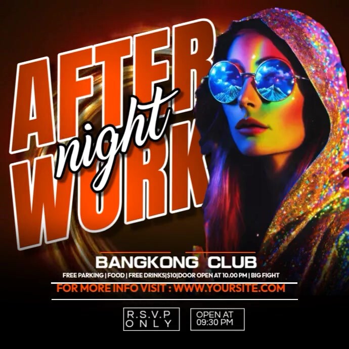 After Work Night Party Template | PosterMyWall