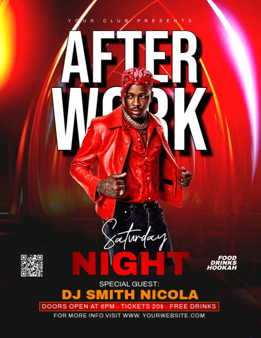 Copy of After work night Saturday | PosterMyWall