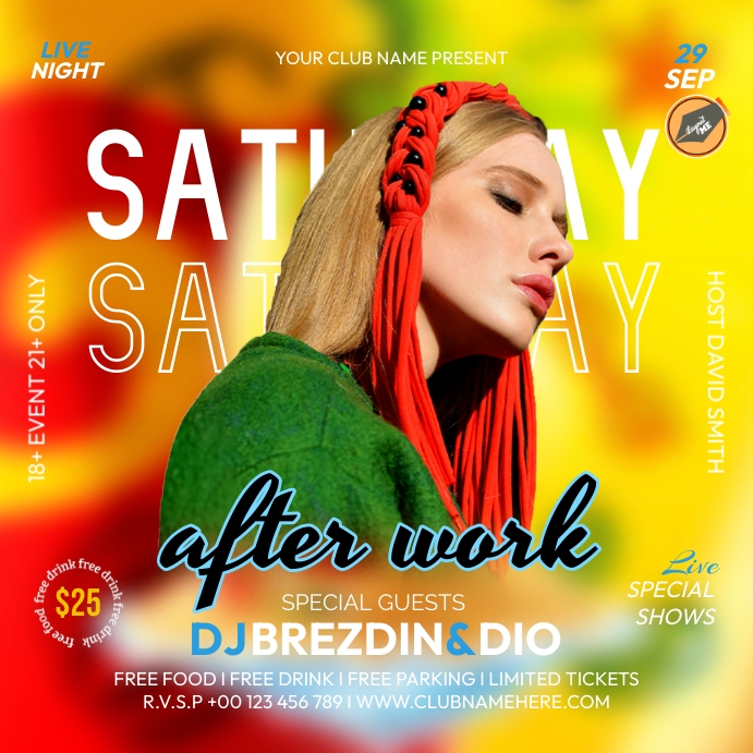 After Work Party Ads Template | PosterMyWall