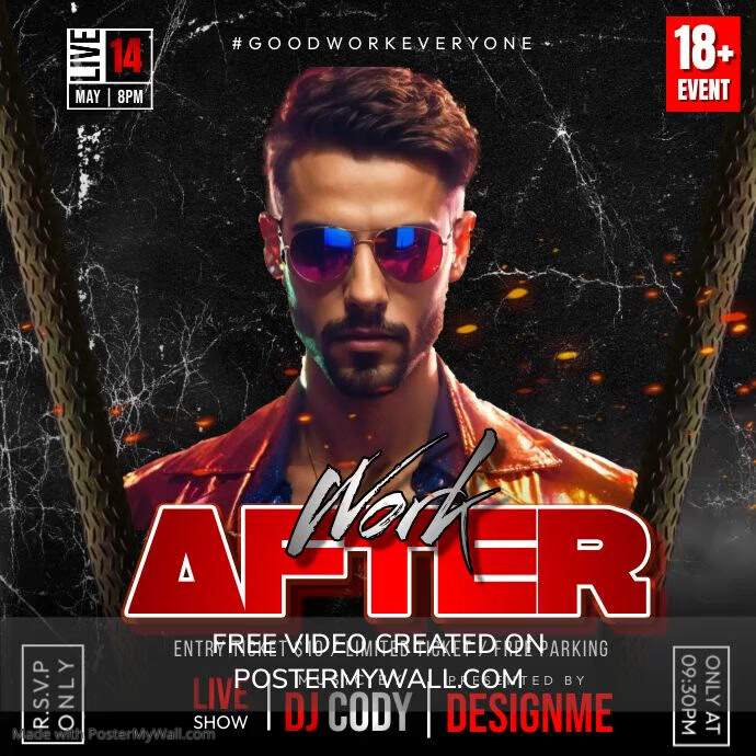 After Work Party Ads Template | PosterMyWall