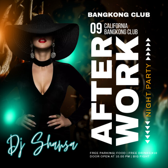 After Work Party Ads Template | PosterMyWall