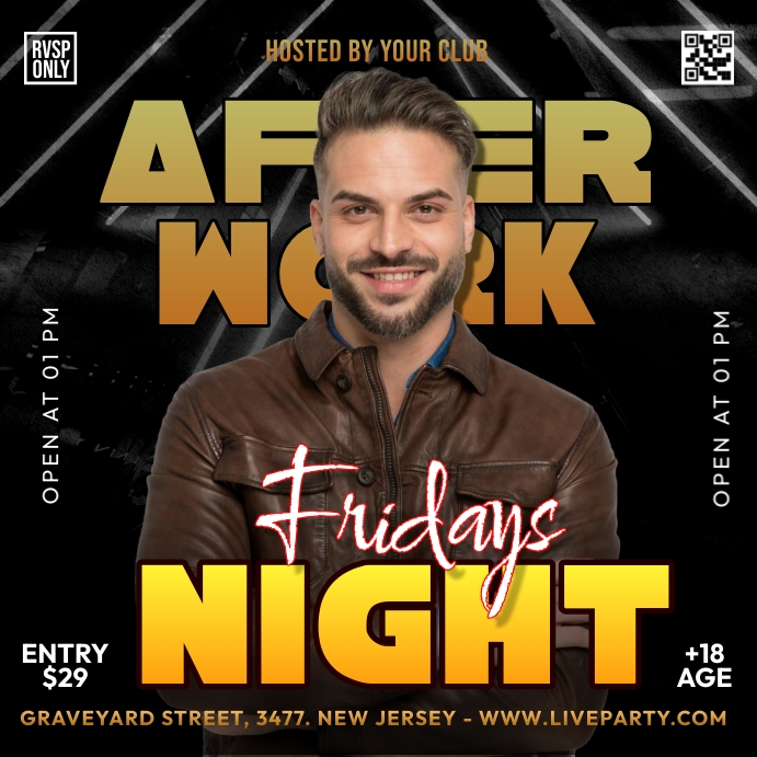 After Work Party Ads Template | PosterMyWall
