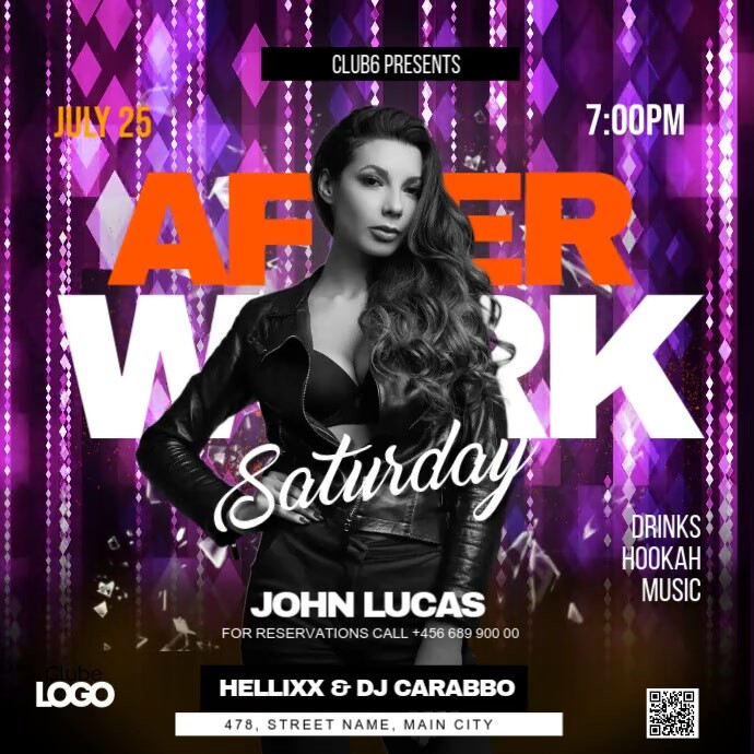 Copy of after work party bar | PosterMyWall