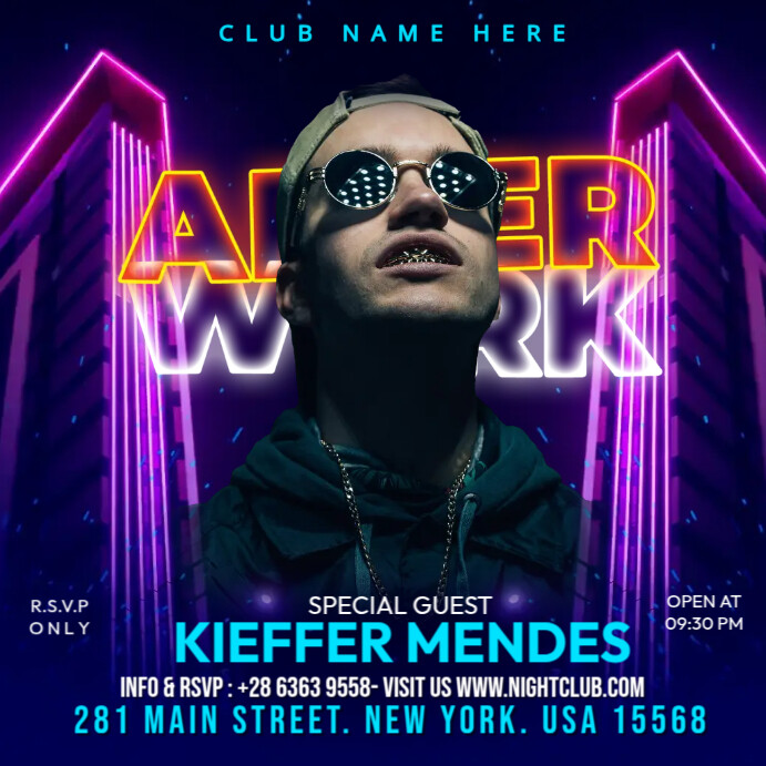 After Work Party Template | PosterMyWall