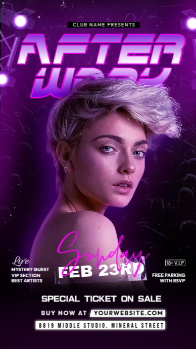 After Work Party Template | PosterMyWall