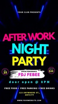 After Work Party Template | PosterMyWall