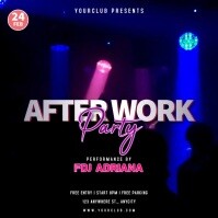 After Work Party Poster Flyer Template | PosterMyWall