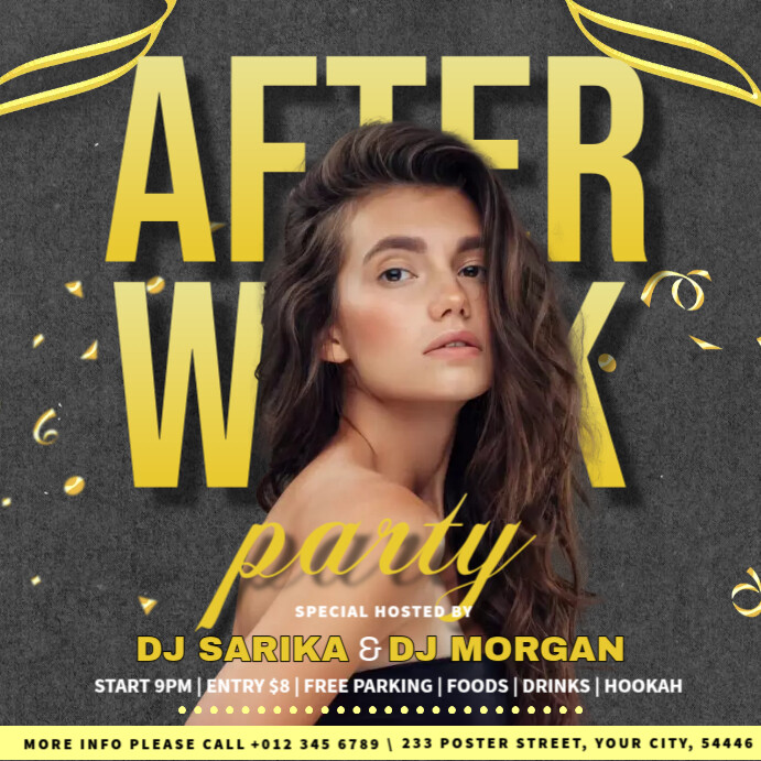 After Work Party Template | PosterMyWall