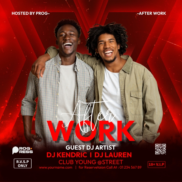 After Work Party Template | PosterMyWall