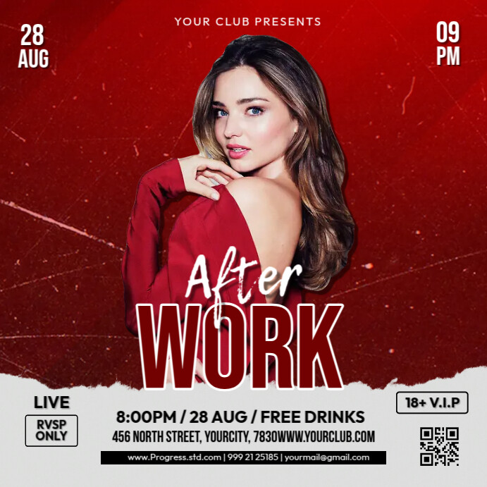 After Work Party Template | PosterMyWall