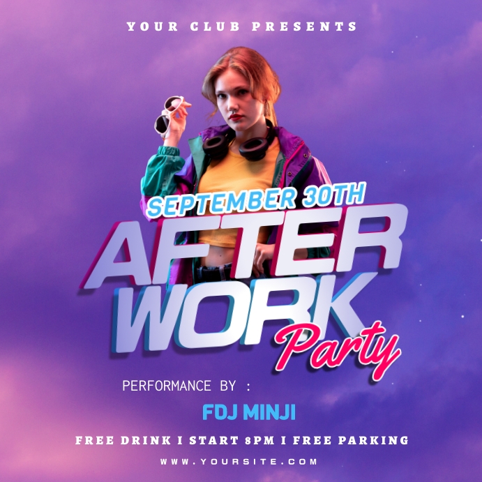 after work party Template | PosterMyWall