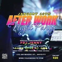 After Work Party Template | PosterMyWall