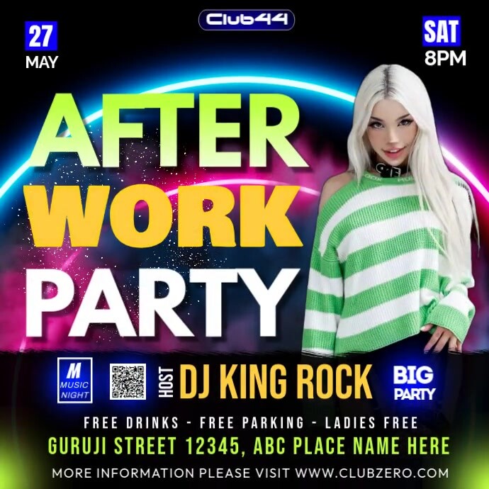 after work party Template | PosterMyWall