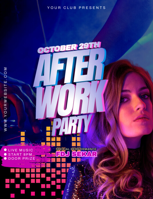 After Work Party Template | PosterMyWall