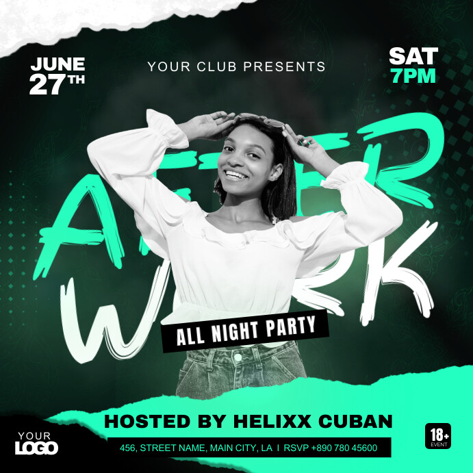 after work party Template | PosterMyWall