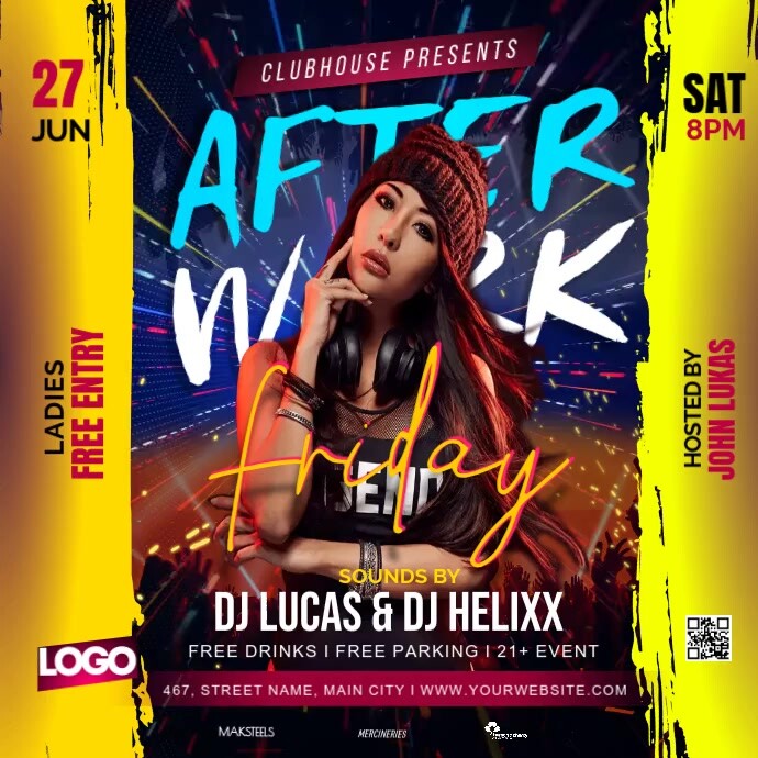AFTER WORK PARTY Template | PosterMyWall