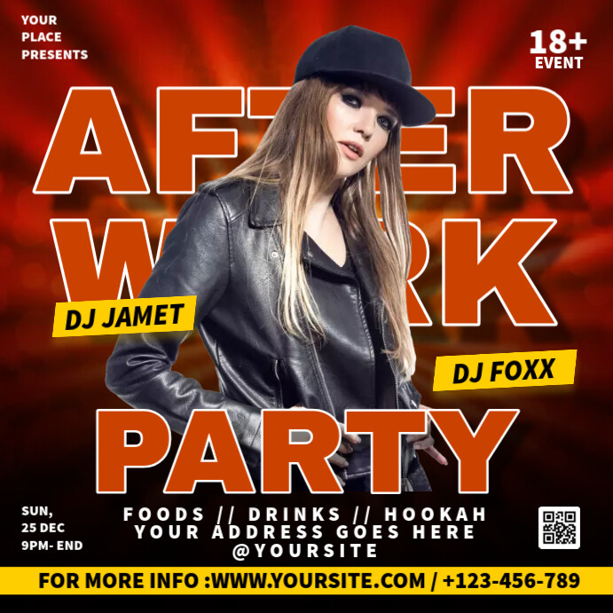After Work Party Template | PosterMyWall