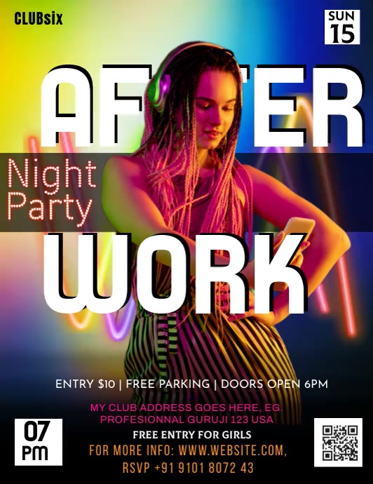 after work party Template | PosterMyWall