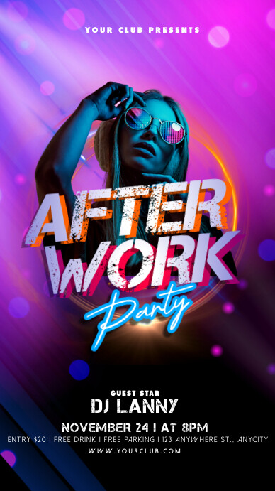 After Work Party Template | PosterMyWall