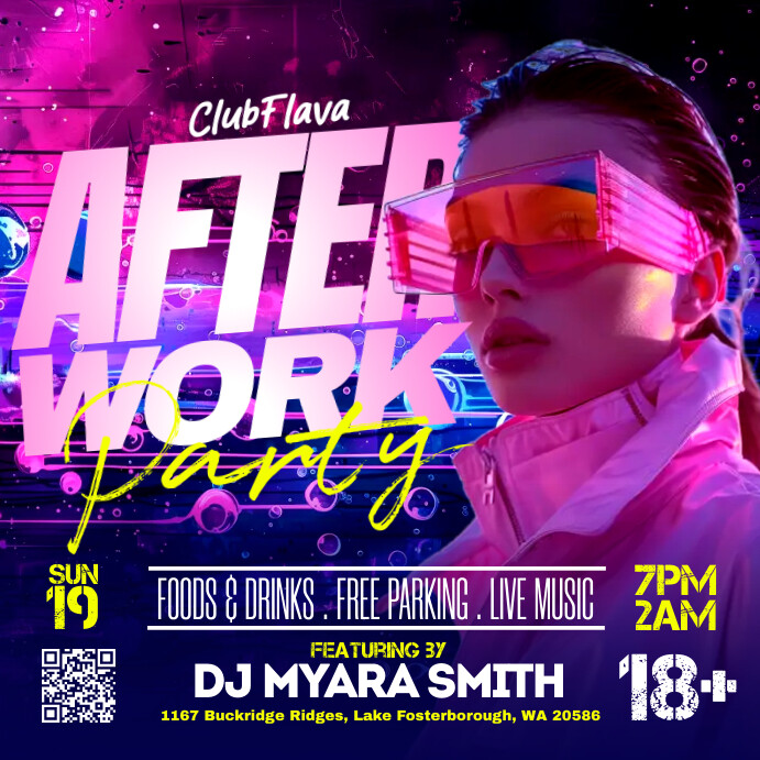After Work Party Template | PosterMyWall