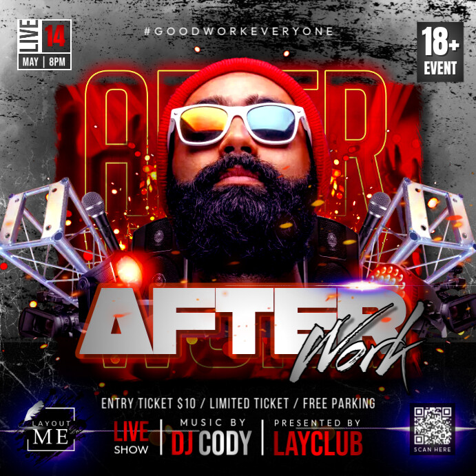 After Work Party Template | PosterMyWall