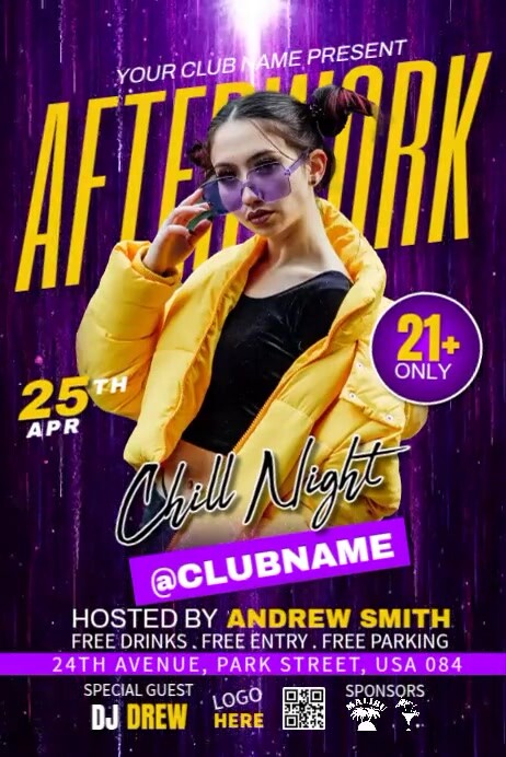 After Work Party Template | PosterMyWall
