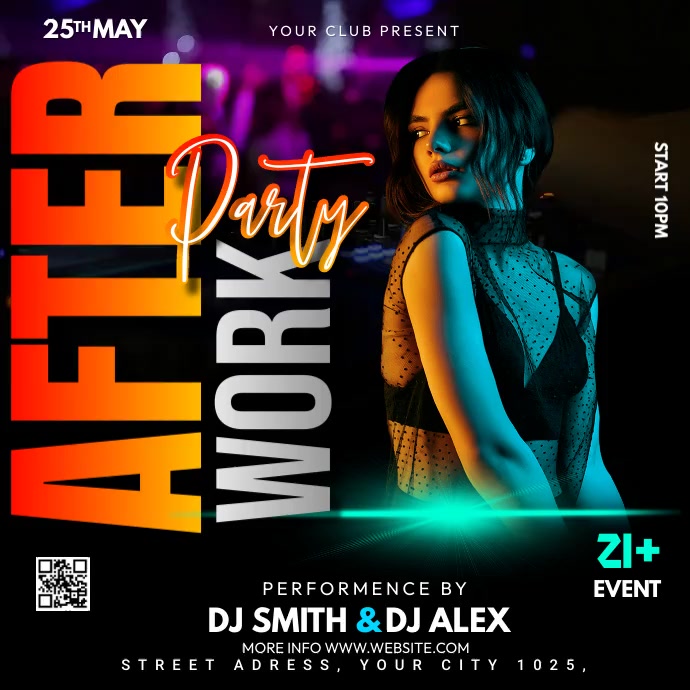After work party Template | PosterMyWall