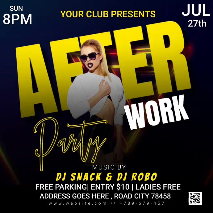 after work party Template | PosterMyWall