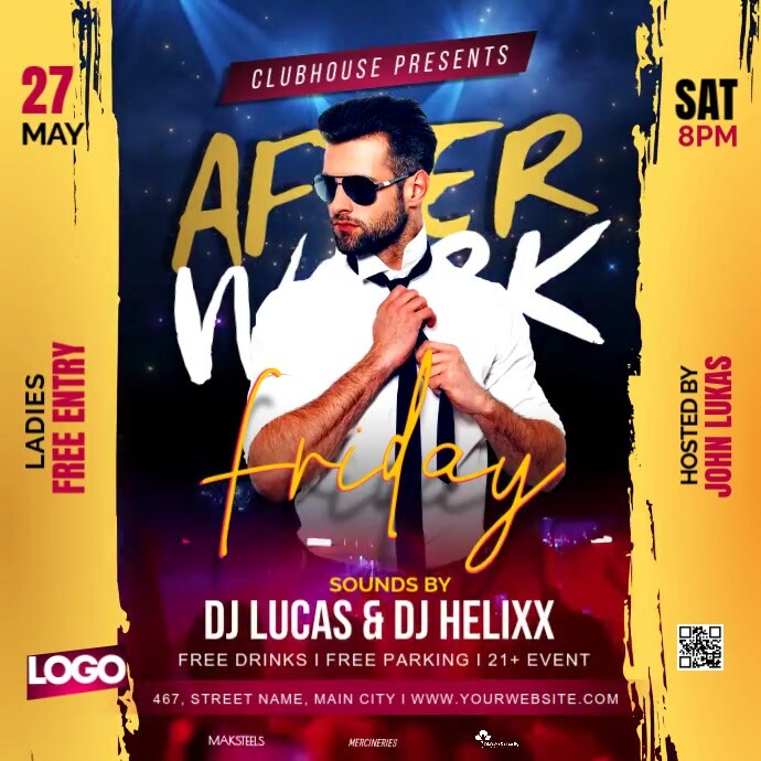 After Work party Template | PosterMyWall