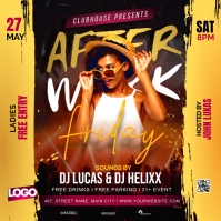 AFTER WORK party Template | PosterMyWall
