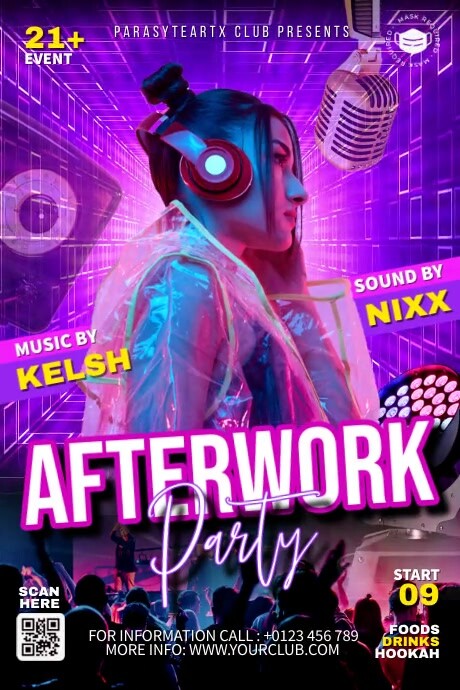 After Work Party Template | PosterMyWall