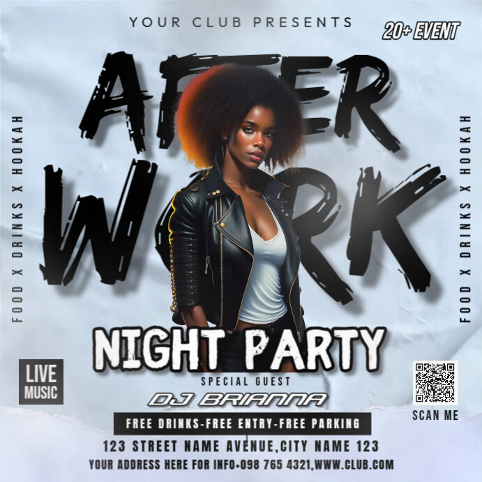 After Work Party Template | PosterMyWall