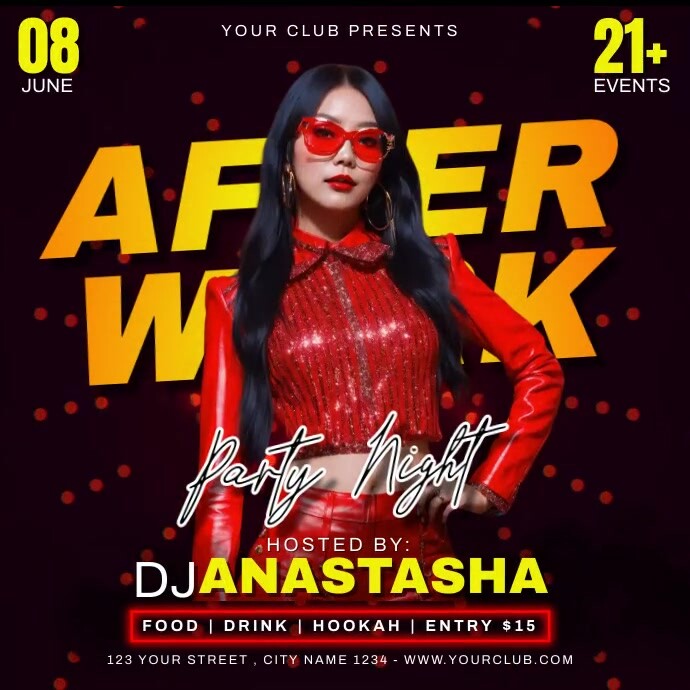 After Work Party Template | PosterMyWall