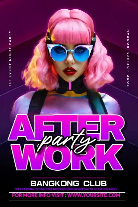 After Work Party Template | PosterMyWall