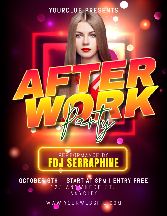 After Work Party Template | PosterMyWall