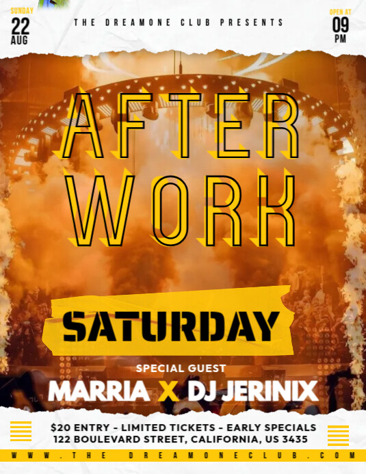 After Work Party Event Template | PosterMyWall