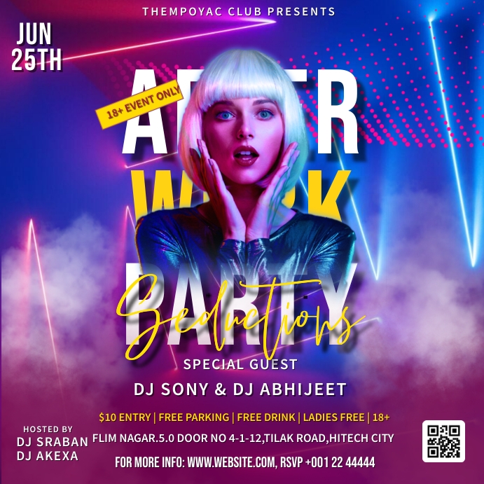 after work party flyer Template | PosterMyWall