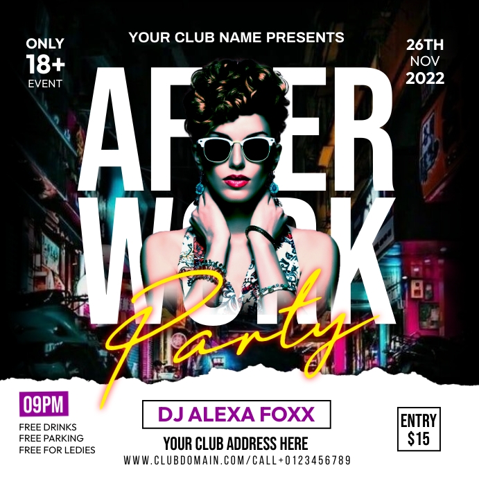 Copy of After Work Party flyer | PosterMyWall