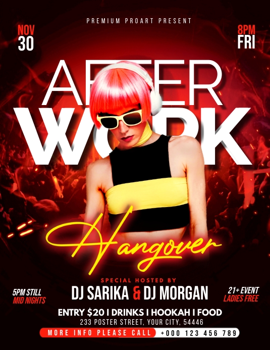 after work party flyer Template | PosterMyWall